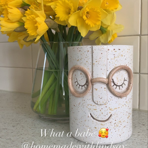 Handmade Sun Pot, Solar Pot, Astrology Sunshine Plant Pot, Bespoke Sun ...