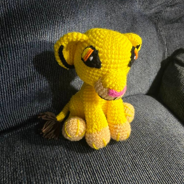No Sew Chunky Lion Amigurumi Crochet Pattern - Etsy