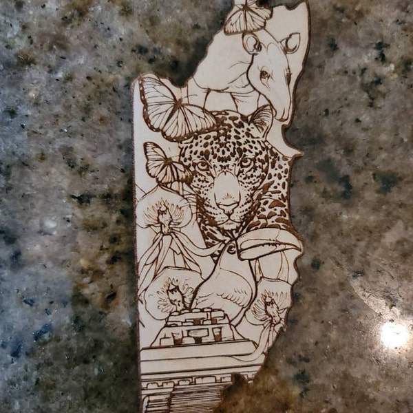 Belize Christmas Ornament Belize Art Belize Christmas Decoration ...