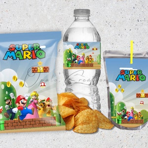 Super Mario Clipart Bundle, Transparent Images, Printable Mario Png ...