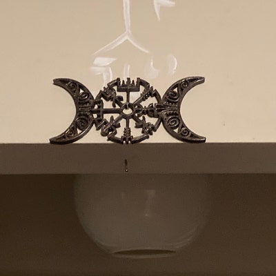 Vegvisir Norse/viking Compass Triple Goddess Moon Altar Mat - Etsy