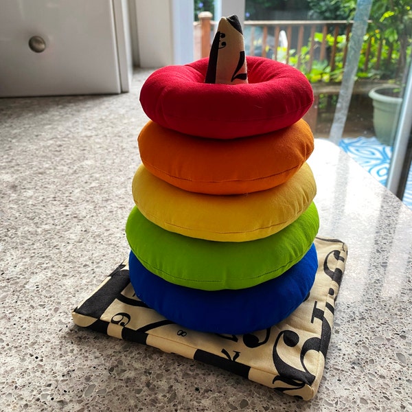 Ring Stacker Soft Toy, a Pdf Sewing Pattern - Free Shipping - Etsy