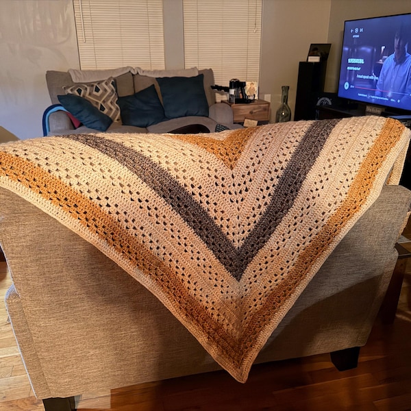 CROCHET SHAWL PATTERN & Video / Crochet Shawl - Crochet Scarf Pattern ...