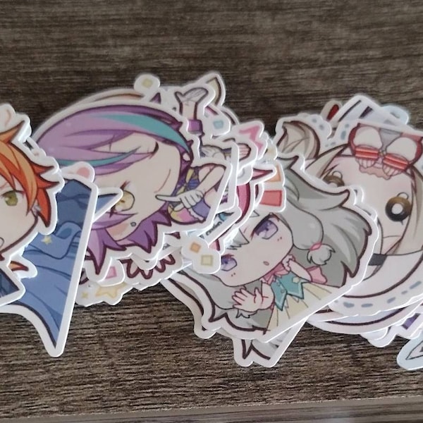 Project Sekai PJSK Band Assorted Sticker Pack (high Quality, Scratch ...