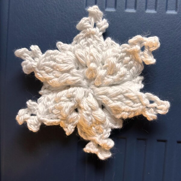 Crochet Pattern Snowflake "fjolla" - English / German - Etsy