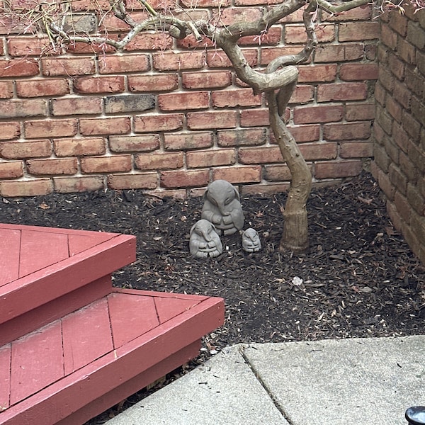 ZEN ELEPHANT BUDDHA: Solid Stone Sculpture. Home & Garden Statue ...