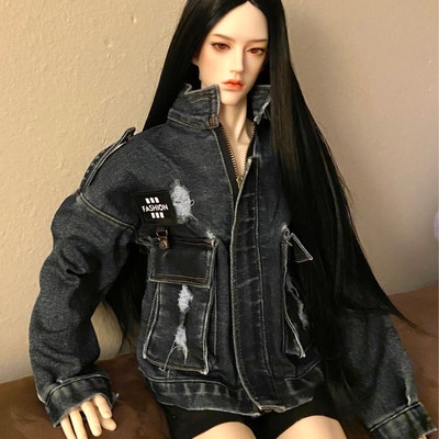 Limited BJD Denim Jacket MSD SD10 SD13 SD17 65cm Girl DD 70cm Boy ...