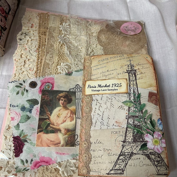 Embellished Paper Doilies, Junk Journals Ephemera, Scrapbooking. - Etsy