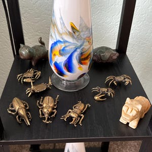 Vintage Style Brass Robot Figurine Cute Robot Figurine Statue - Etsy