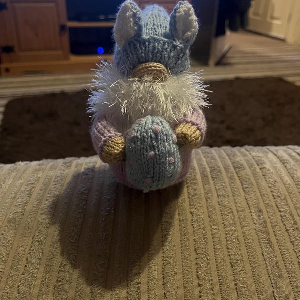 PDF Knitting Pattern Easter Bunny Gonk Gnome Toy Ornament Chocolate ...