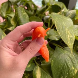 Blue Glitter Slug 3D Printed Slug Sparkley Slug Slinky | Etsy