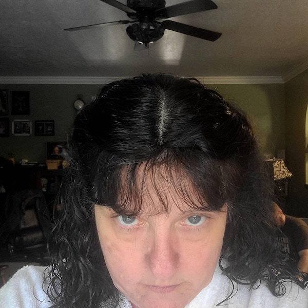 Light Ash Blonde Gradient Human Hair Topper | Breathable Base Wig ...