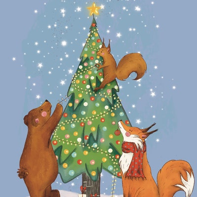 Winter Forest Brush Set for Procreate Christmas Brushes - Etsy