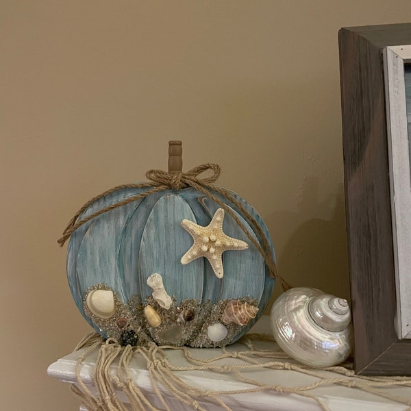 Pumpkins, Coastal Pumpkins, Beach Pumpkins, Coastal Fall Decor, Beach ...