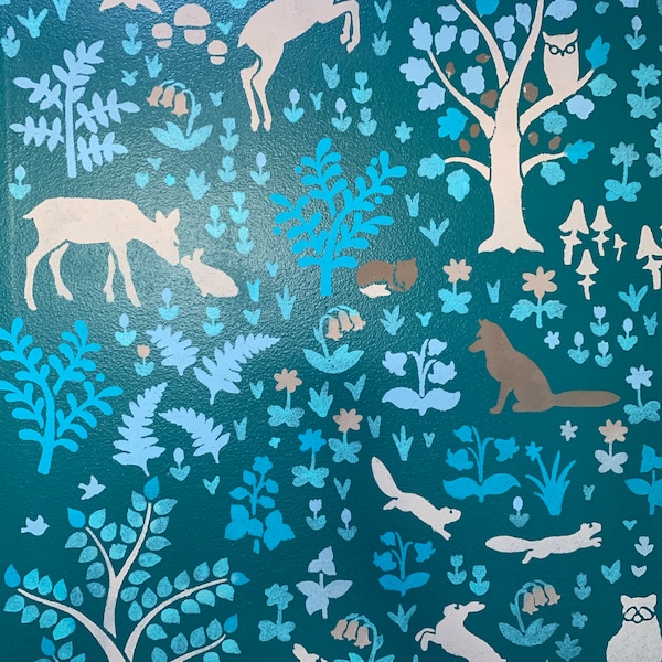 Tanglewood Forest Stencil - Wall Stencil - Large Stencil for Painting ...