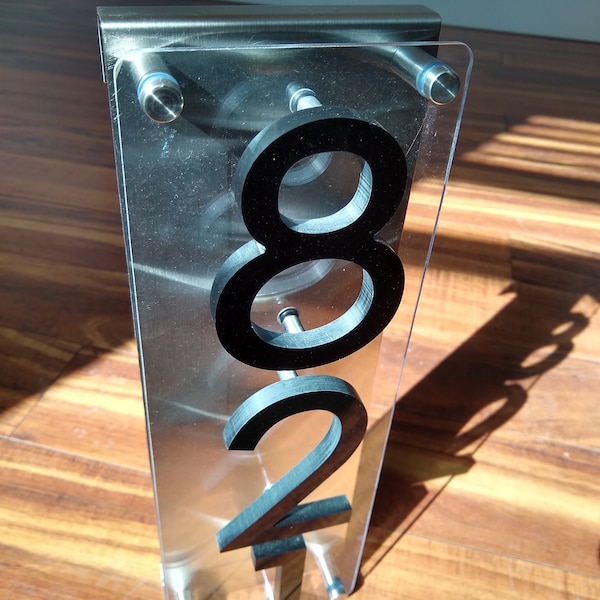4 Inch Numbers, Mail Box Numbers, Modern House Numbers, Acrylic Numbers ...