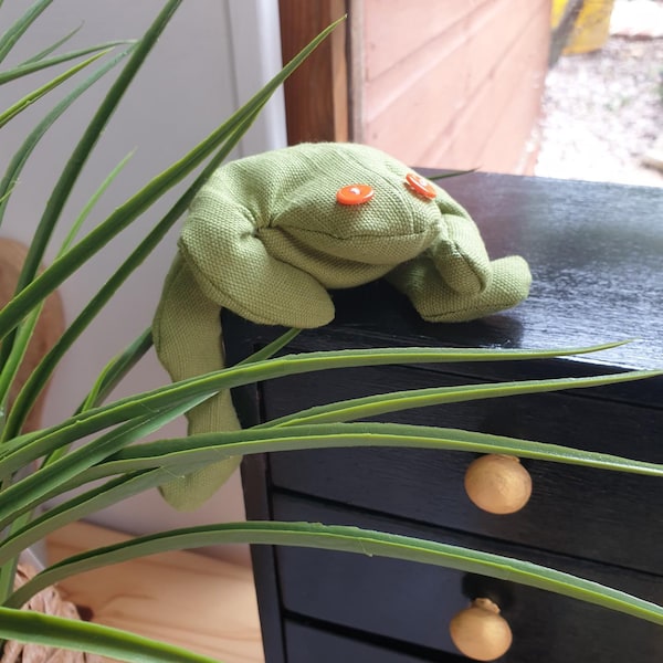 Bean Bag Frog Handmade Bean Filled Frog Toy - Etsy