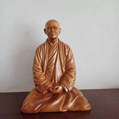 Double-sided Akasagarbha Bodhisattva Statue, Wooden Buddha Statue 6 ...