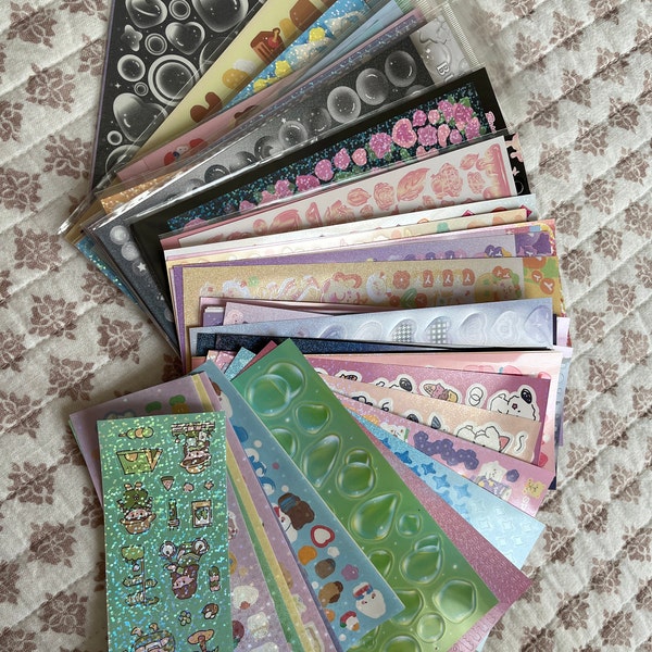 Huge Deco Polco Stickers Sheets Pack| Cute Korean Stickers Set ...