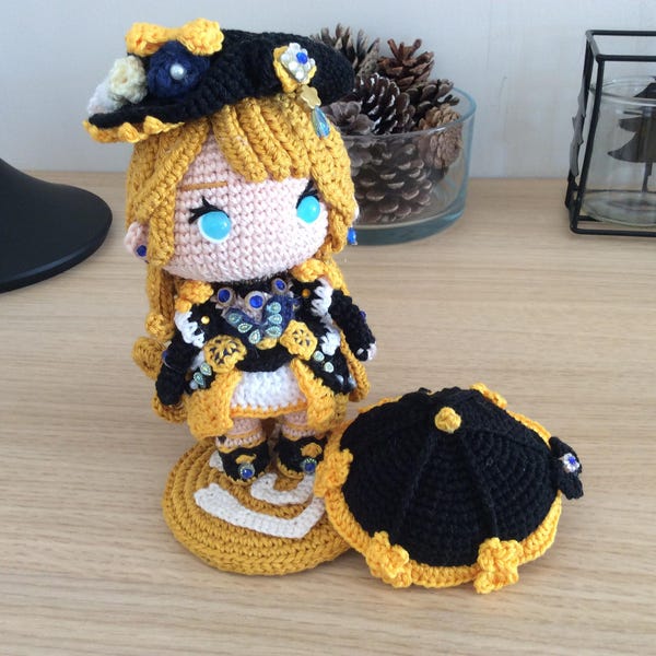 Crochet PDF Pattern: "navia" Chibi Amigurumi - Etsy