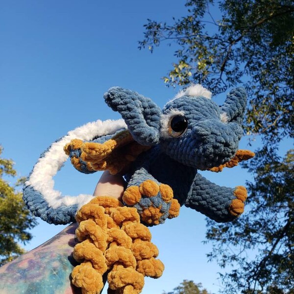 Jupiter the Dragon | PDF Crochet Amigurumi Pattern - Etsy