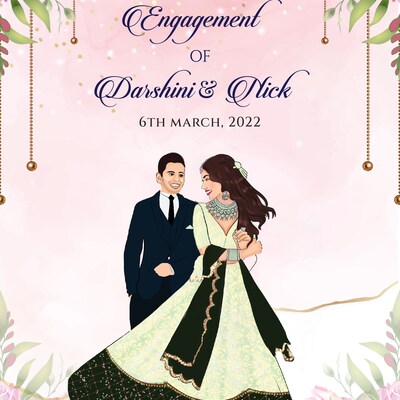 Welcome Reception Signs & Indian Wedding Reception Signage, Indian ...