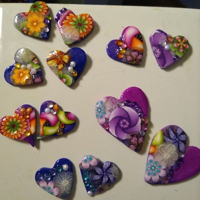 Polymer Clay Tutorial: Step by Step Polymer Clay Faux Dichroic ...