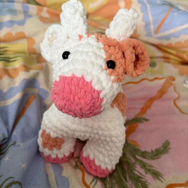 Standing Cow Crochet Pattern PDF - 12 in 1 Fruit + Highland Cows ...