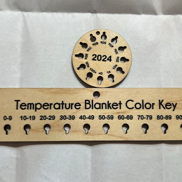 Temperature Blanket Color Key, Crochet Blanket Color Chart, Crochet ...