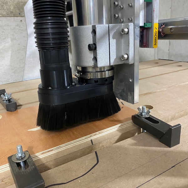 CNC Dust Shoe for Makita RT0701C - Custom Size Vacuum Attachment - Etsy