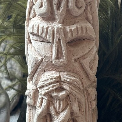 Hel of the Underworld Statue Pocket Sized Hela Norse Gods Idol Totem ...
