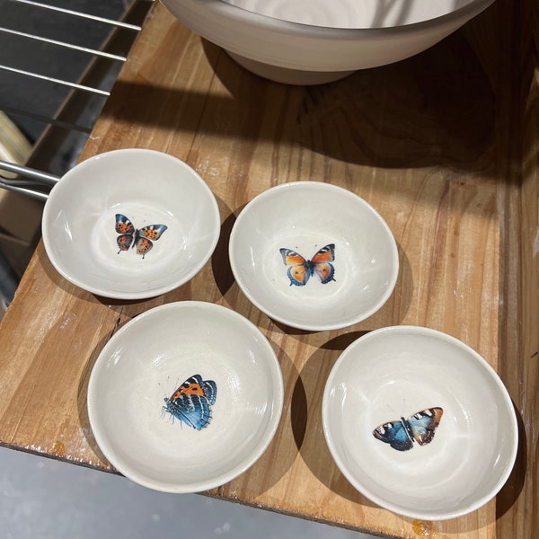 Butterfly Bundle - Overglaze Ceramic Decals- Enamel Decal - Glass Decal ...