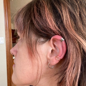 18g Beringed Custom Single Hoop or Nose Ring Primitive | Etsy