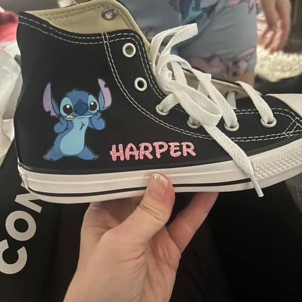 Custom Stitch Converse for Kids - Etsy