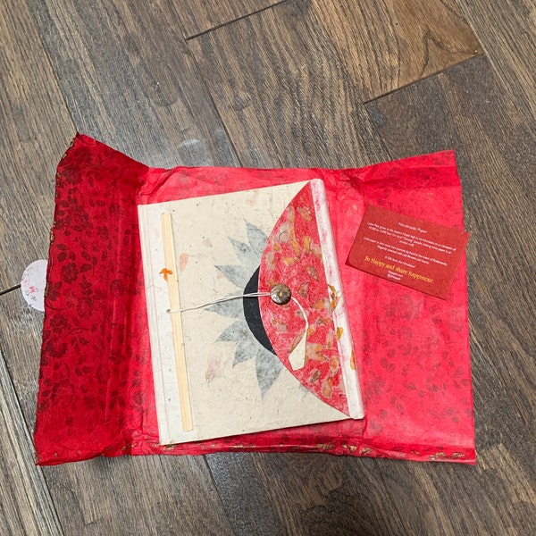 Handmade Floral Journal | Beautiful Notebook | Handmade Paper Notebook ...