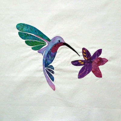 Hummingbird Applique PDF Pattern Suitable for All Skill Levels - Etsy