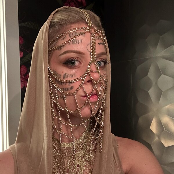 Lady Jessica Inspired Face Tattoos - Lady Jessica Temporary Tattoos ...