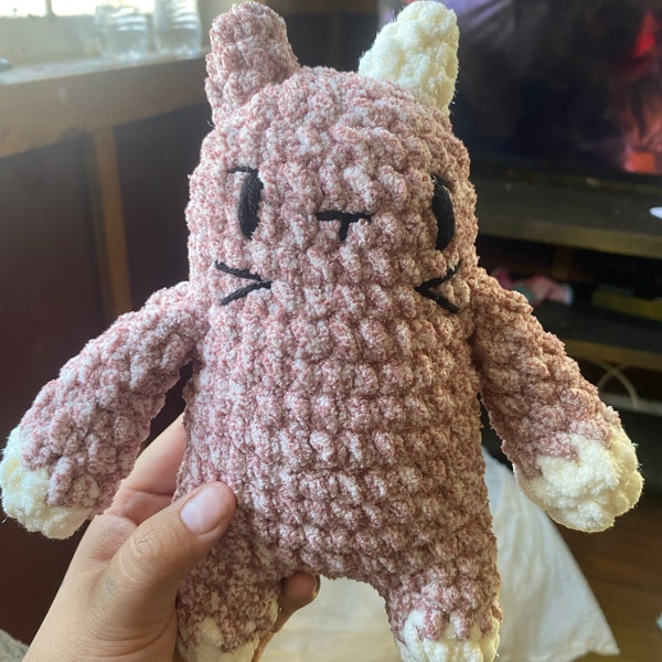 Small Long Cat Crochet Pattern. Make Your Own Cute Amigurumi Long Cat ...
