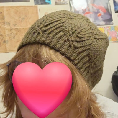 CROCHET PATTERN RILEY Knit-look Cropped Beanie,hat,textured,ribbed ...