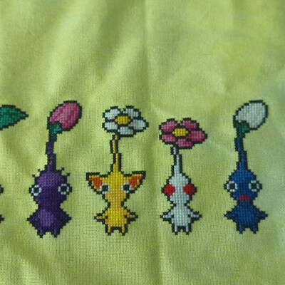 Pikmin Cross Stitch Pattern - Etsy