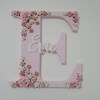 Personalised Nursery Letter High Quality Floral Wooden Letter Nursery ...
