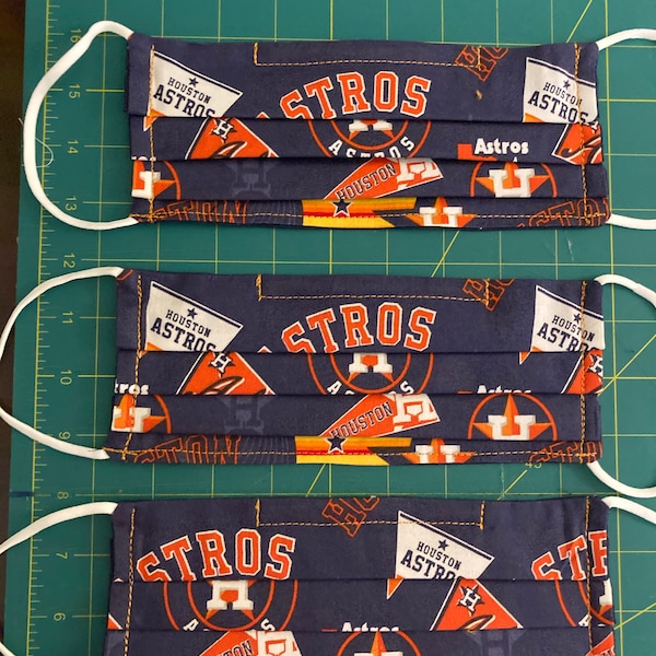 MLB HOUSTON ASTROS Vintage Print #1 Baseball 100% Cotton Fabric ...