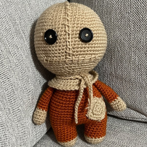 Halloween Spirit Sam Crochet Pattern Amigurumi Toy, Crochet Halloween ...