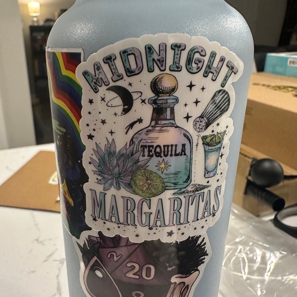 Midnight Margaritas Waterproof Laminated Vinyl Sticker, Practical Magic ...