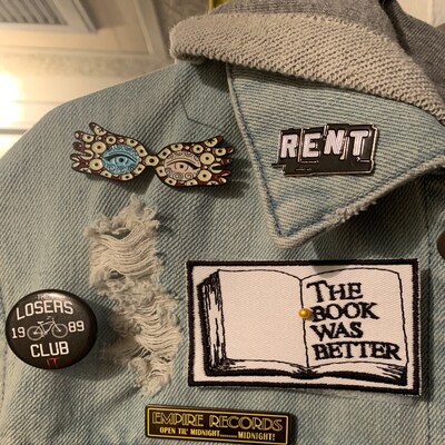 The Book Was Better Patch Made in USA 2 X 3 Book Patch Bibliophile ...