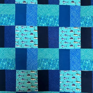 50s Fabric Mid-century Modern Grid Stars teal by Studiofibonacci 50s ...