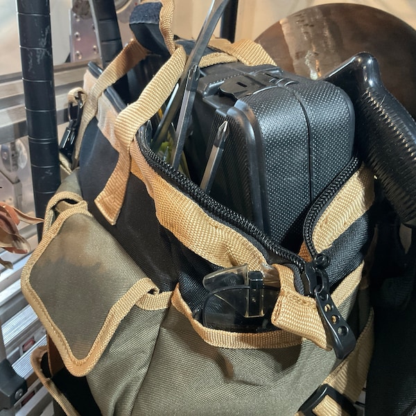 The Ryker Bag 14-inch Tool Bag Organizer Small Tool Bag. Heavy Duty ...