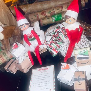 Christmas Elf Sized Elfazon Boxes amazon Elf Prop Idea - Etsy Australia