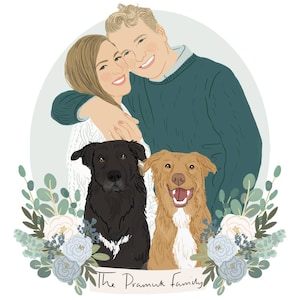 House Portrait, A4 A5 Print, Custom House Illustration, Housewarming ...