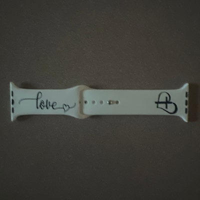 Blessed Watch Band With Heart and Cross - Etsy